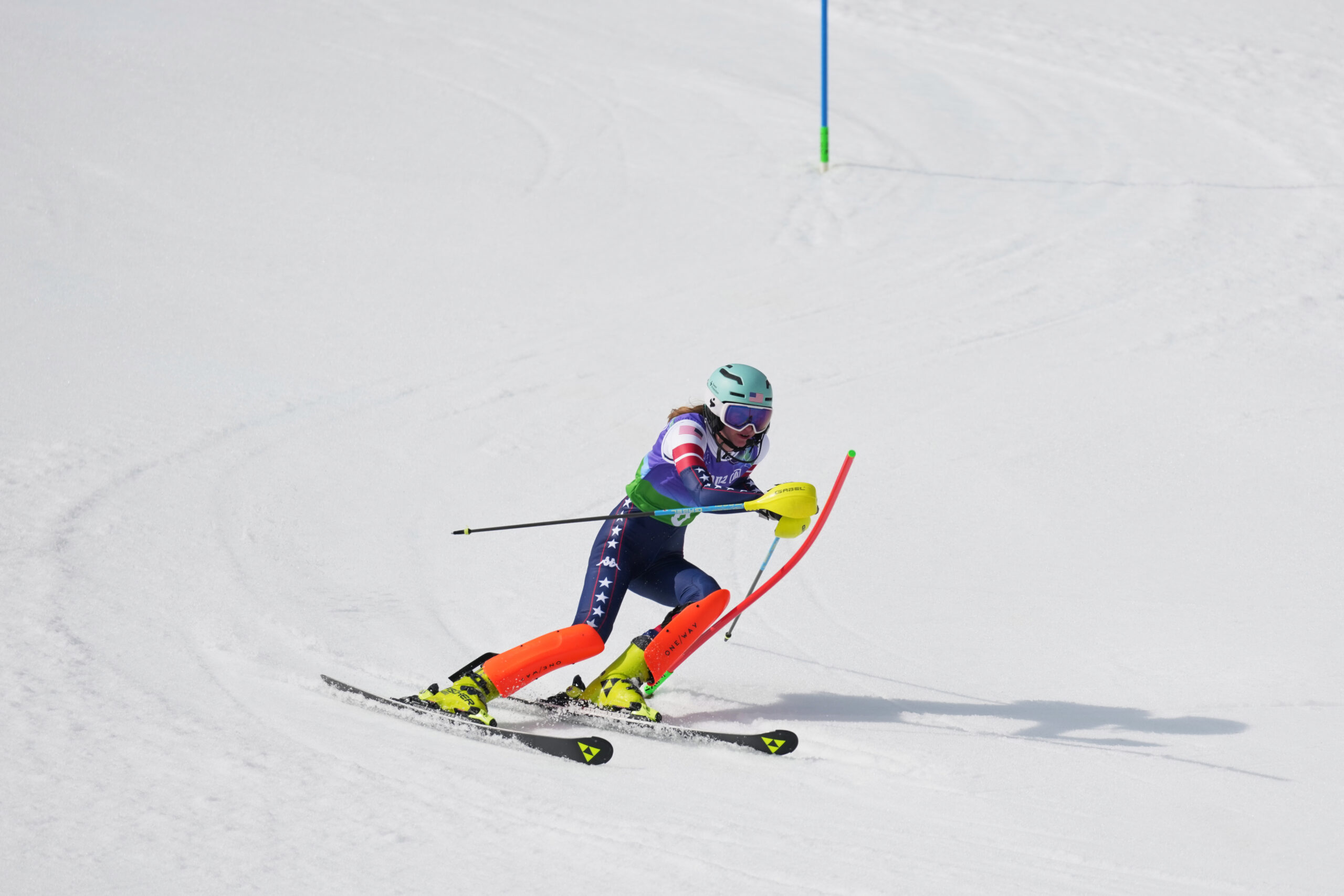 Visually impaired US skier Meg Gustafson chases Paralympic medals with ...